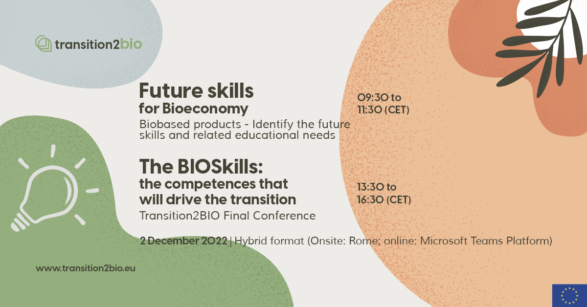 The BIOSkills: the competences that will drive the transition – The ...